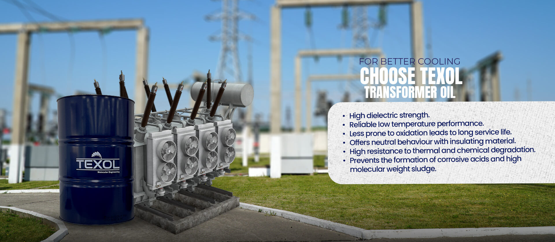 Transformer Oil Manufacturers in UAE | Texol Lubritech